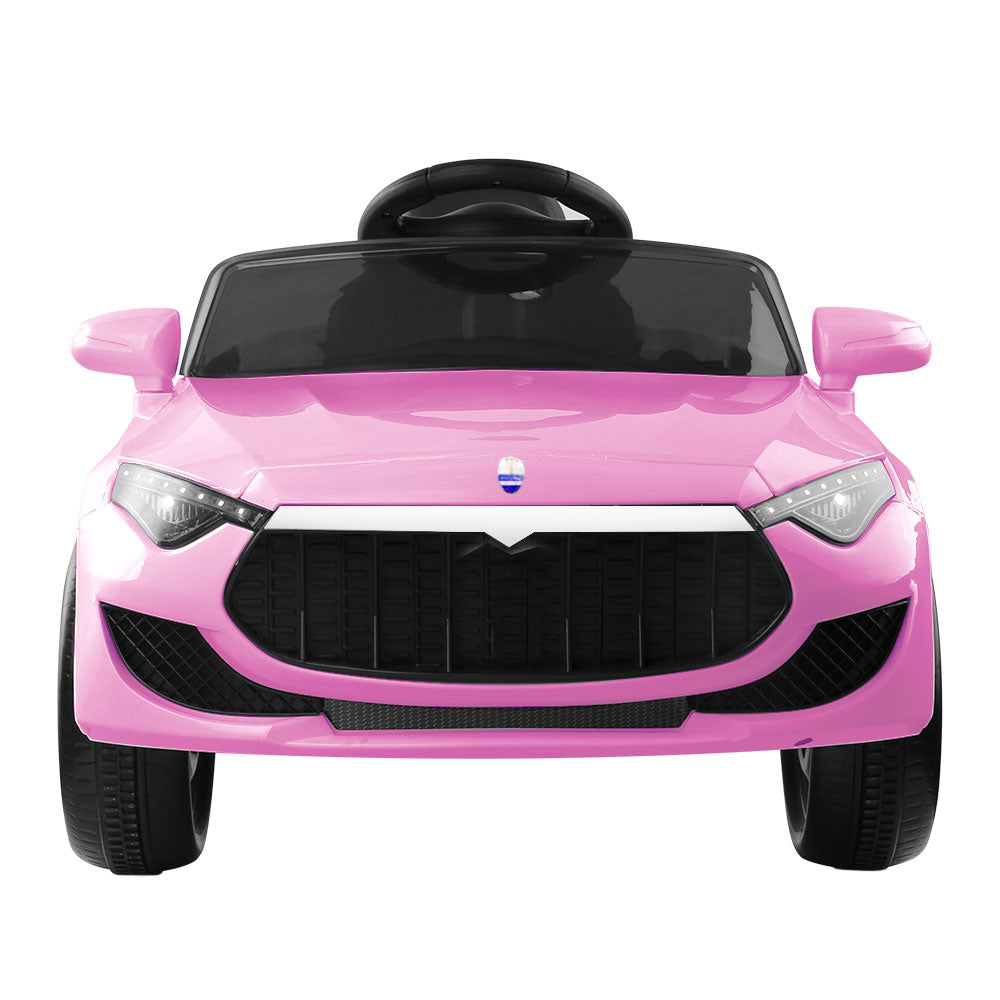 Rigo Kids Ride On Car Battery Electric Toy Remote Control Pink Cars Du